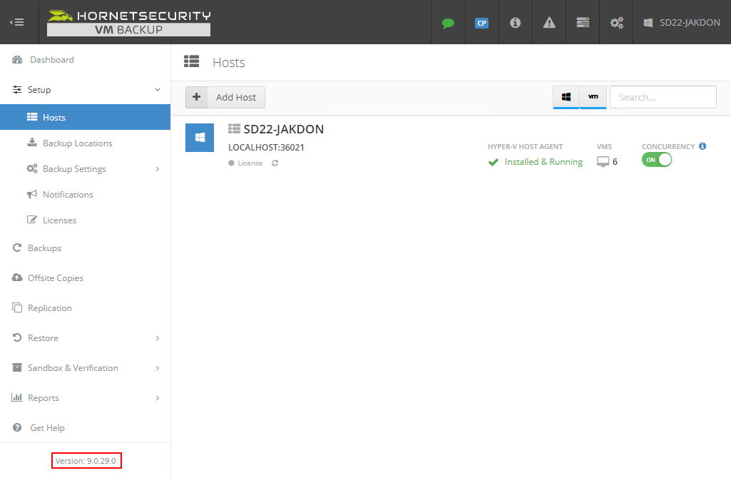 How do I upgrade to the latest build of VM Backup? – Hornetsecurity ...