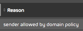 How do I recognize that a allow list entry has let the e-mail through ...