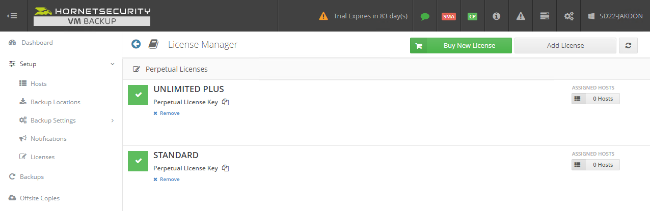 How do I enter my License Key? – Hornetsecurity KnowledgeBase