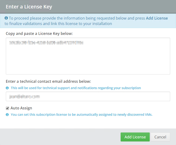 How do I enter my License Key? – Hornetsecurity KnowledgeBase