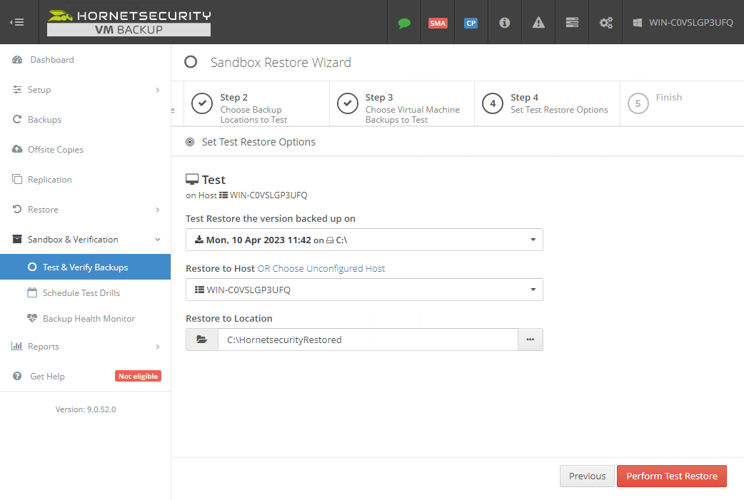 How to manually run Verification tasks – Hornetsecurity KnowledgeBase