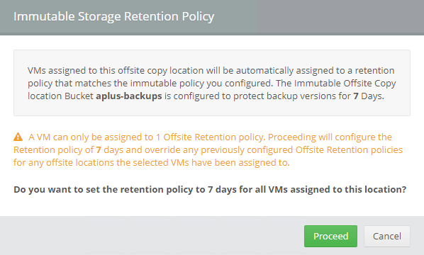 General information for Immutable backup locations – Hornetsecurity ...