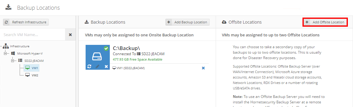 How to set up Offsite Copies to a Wasabi Cloud Storage Account ...
