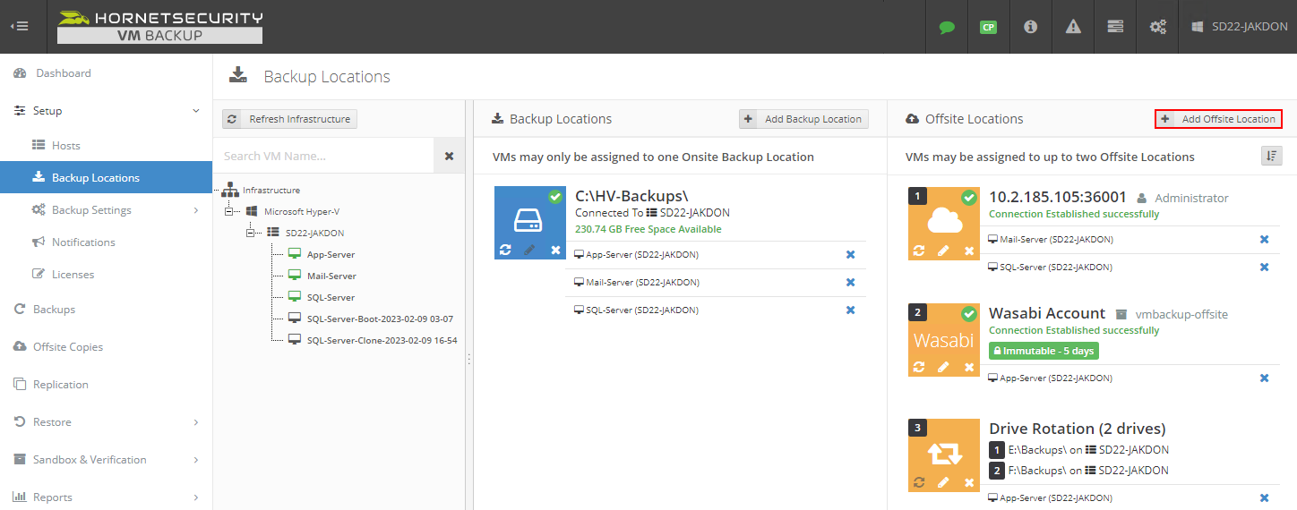 How to set up Offsite Copies over a WAN / VPN / Internet / Fiber ...