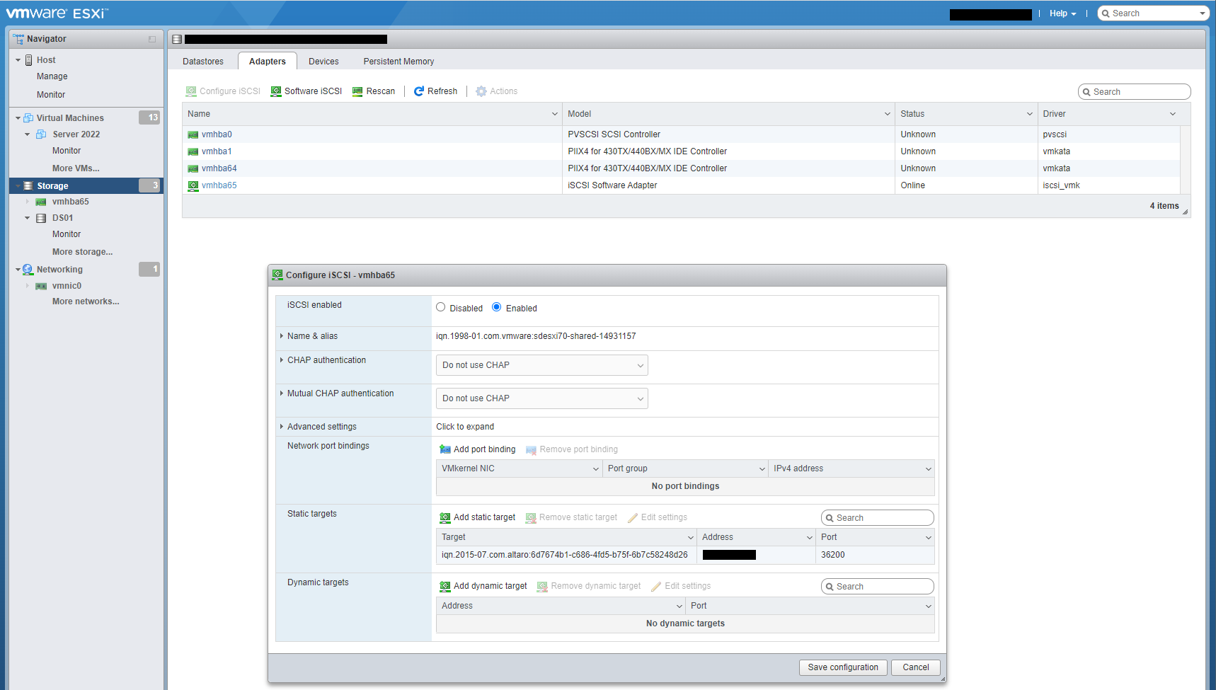 [VMware] Allowing VM Backup Ports through the Firewall to allow the ...