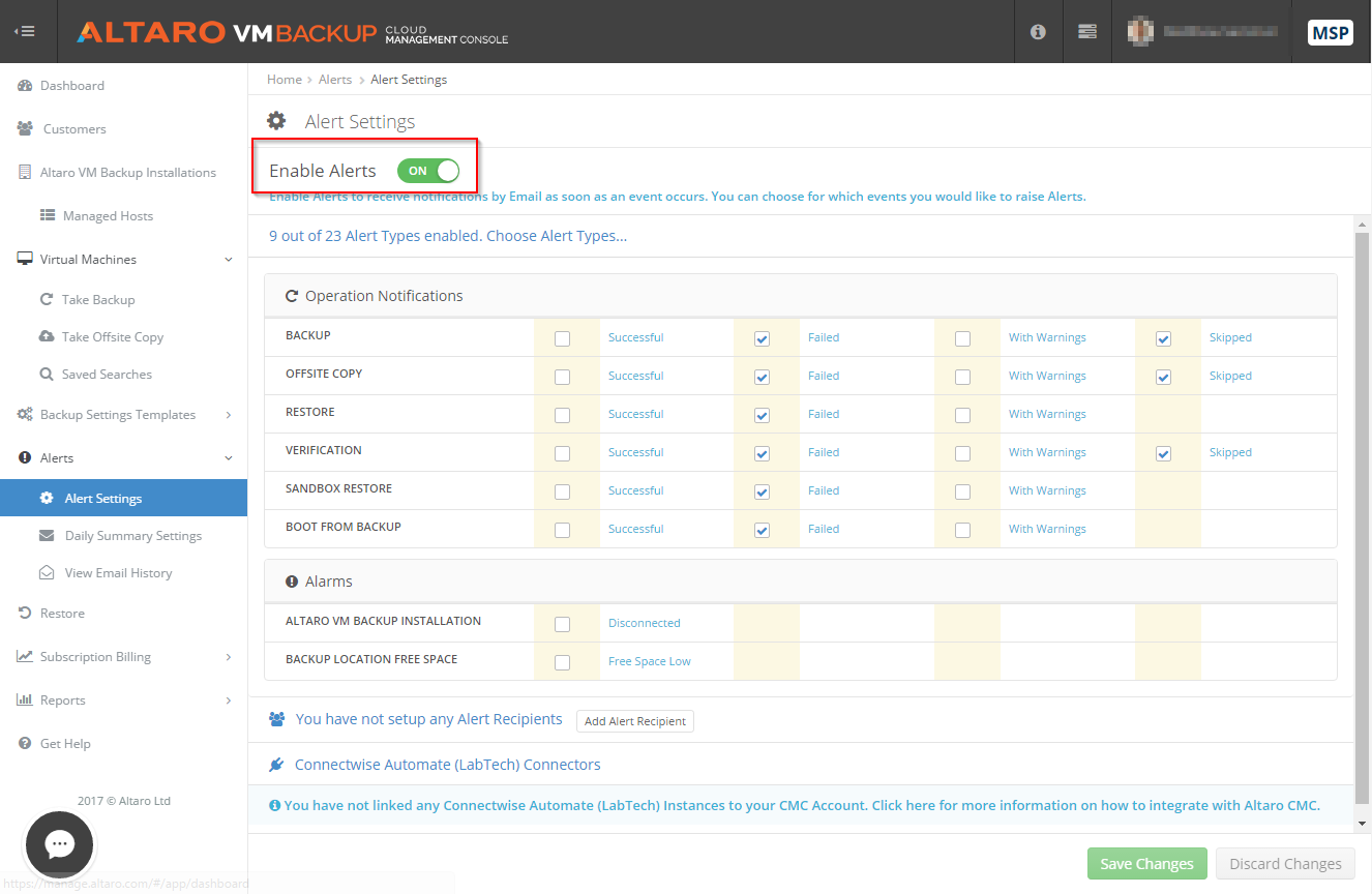 Connectwise Automate Labtech Integration Manual Installation Hornetsecurity Knowledgebase