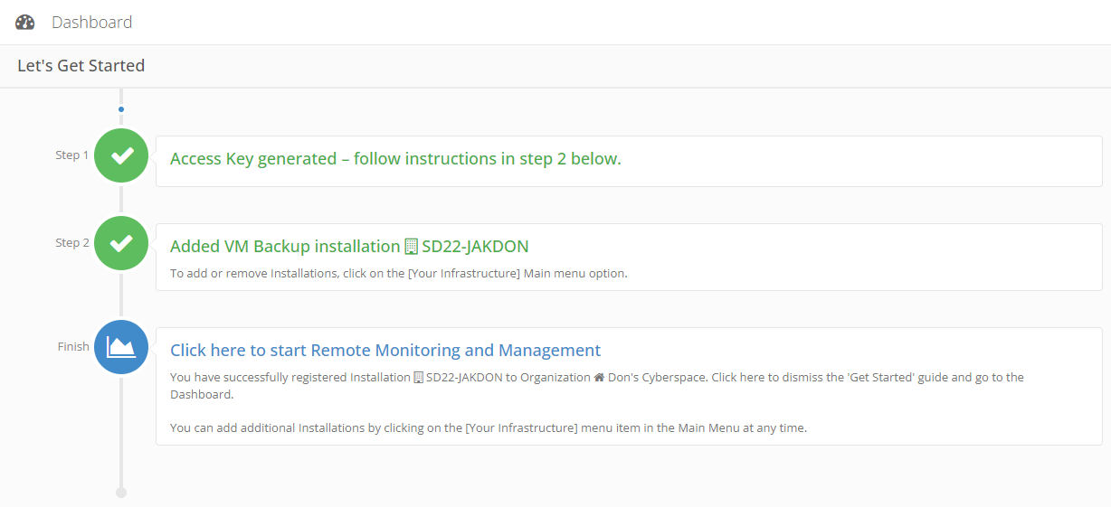 Start Monitoring and Managing your first Installation – Hornetsecurity ...