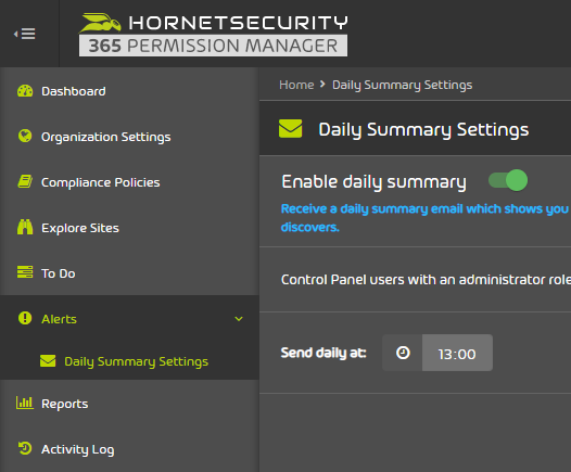 How do I set Email Alerts? – Hornetsecurity KnowledgeBase