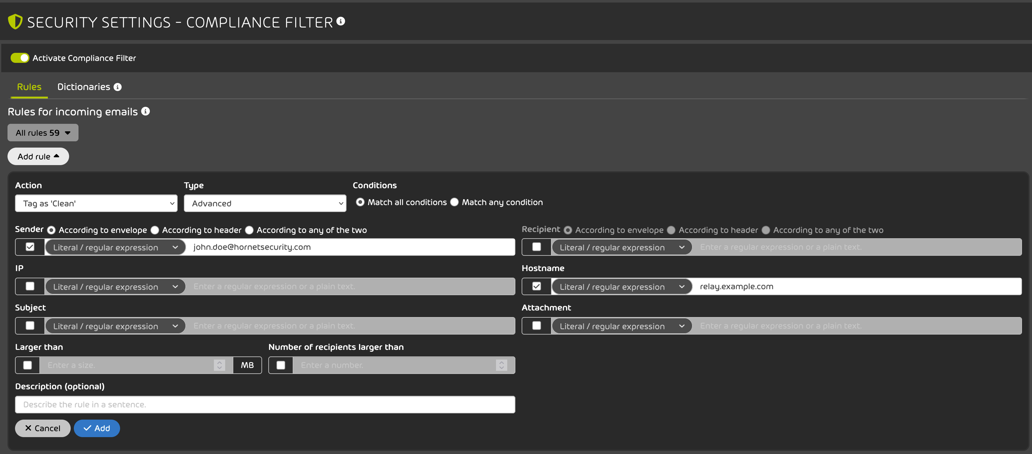 Enhancing RFC-compliance for message header from addresses ...