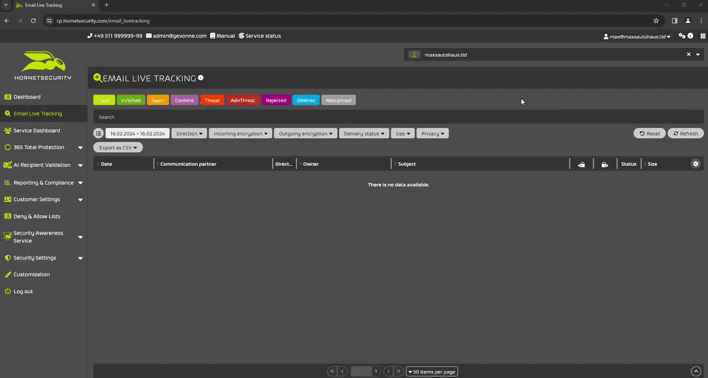 Generate HAR File – Hornetsecurity KnowledgeBase