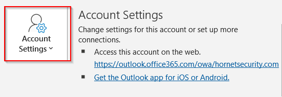 How to change the connection protocol in a mail client ...