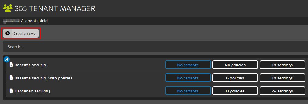 Managing Templates in Tenant Manager – Hornetsecurity KnowledgeBase