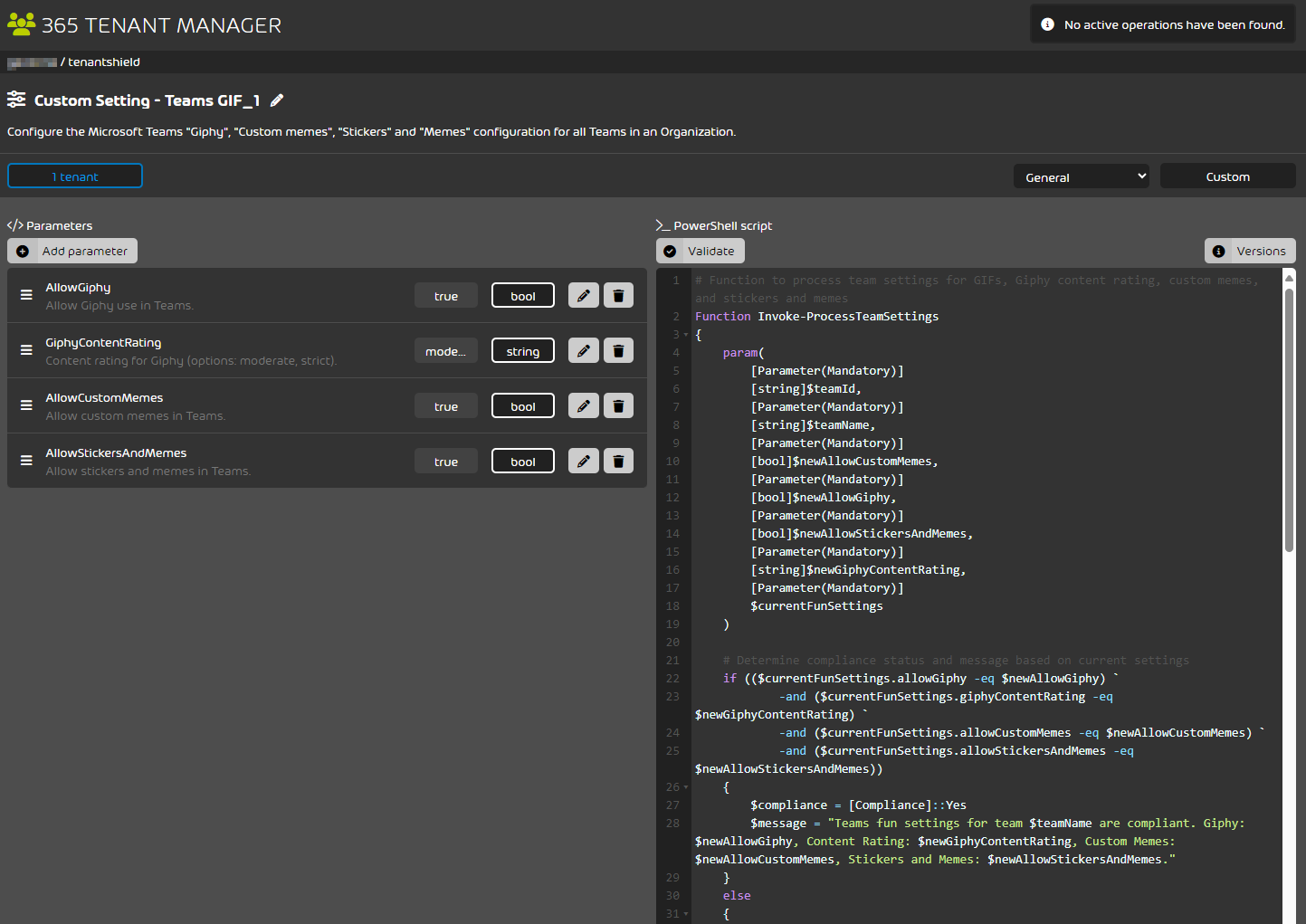Creating a Custom Setting – Hornetsecurity KnowledgeBase
